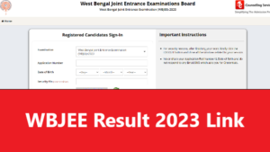 wbjeeb.nic.in WBJEE Result 2023 Out, Link Activated